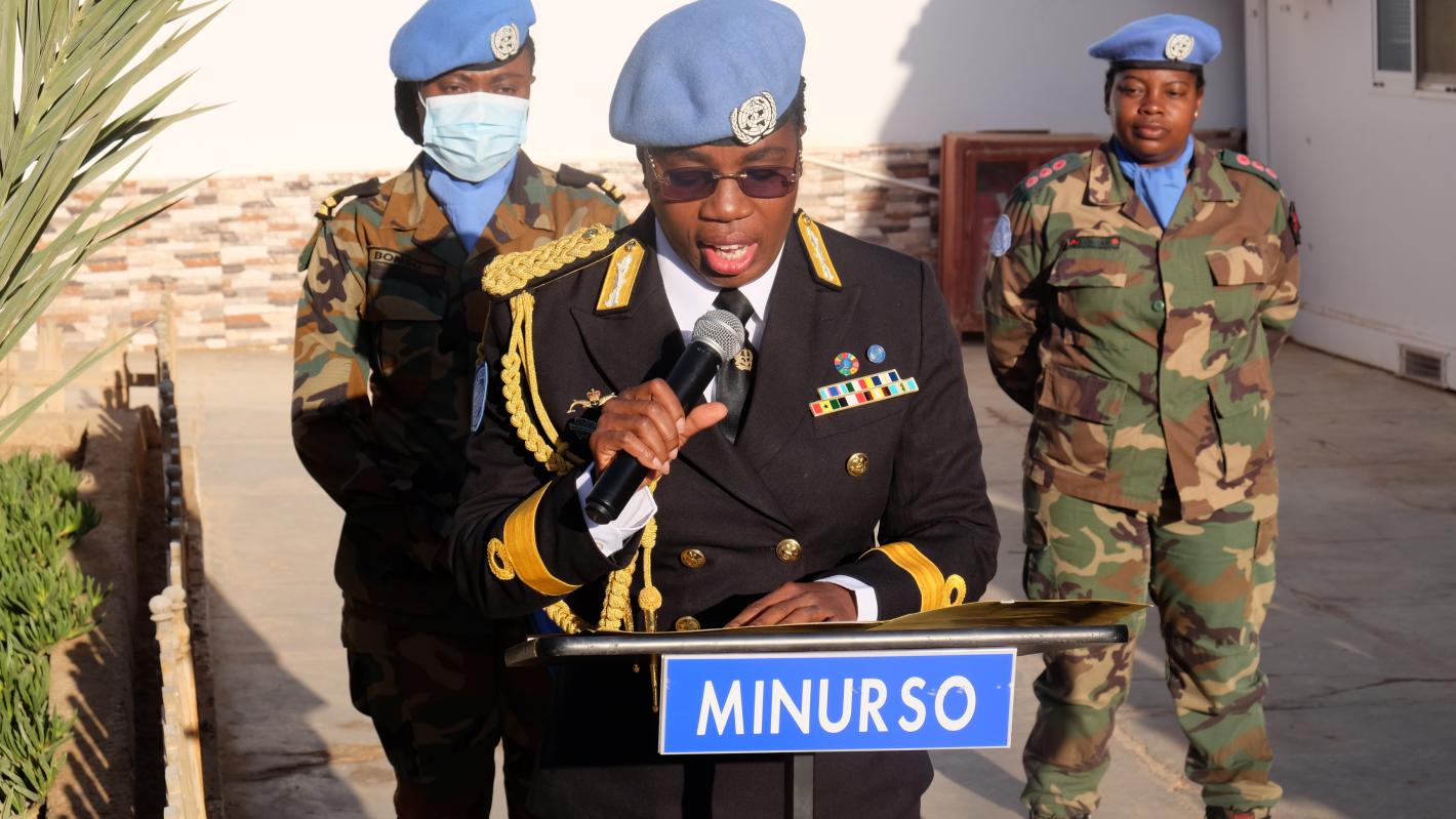 MINURSO organizes a welcome parade to honor the newly arrived DFC ...
